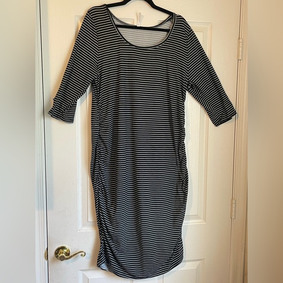 Piphany | Dresses | Xl Black And White Striped Piphany Dress Featuring ...